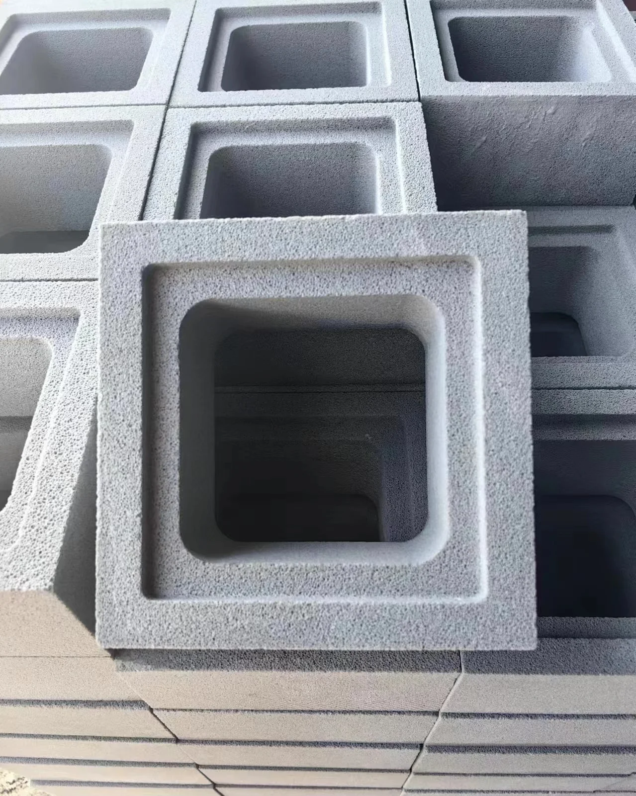 Foamed Hollow Brick Decorative Outdoor Design - High Quality Art Wall ...