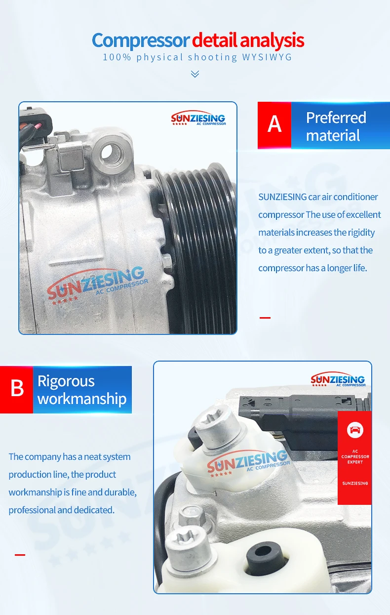 Mercedes BENZ GLE 350D 2018 AC Compressor - 7SES17C