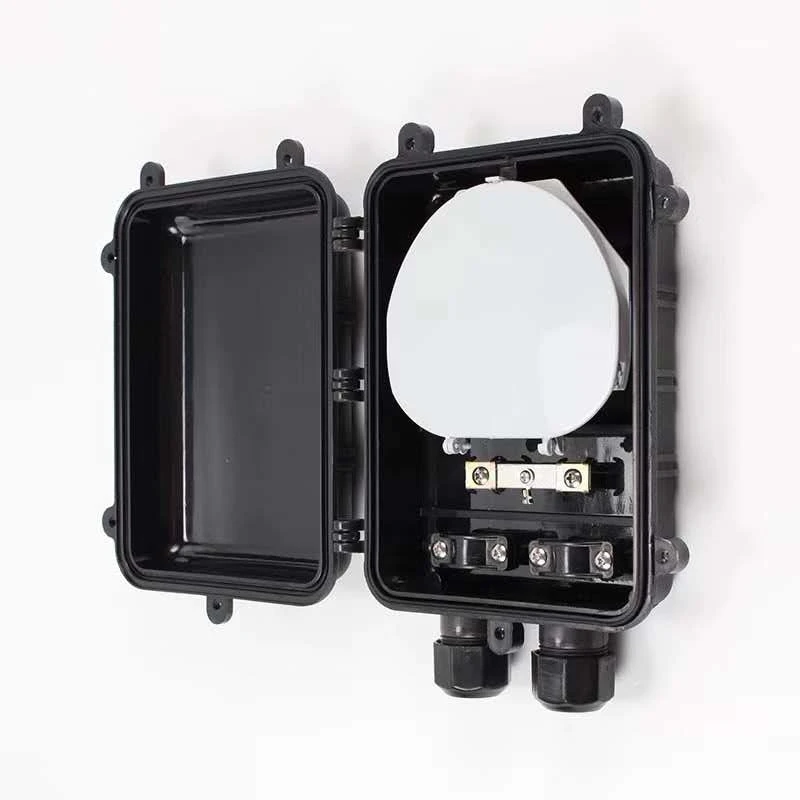 12 Vias 24 Hilos Mufa Horizontal Pequeño Con 2 Bandejas De Fibra Óptica ...