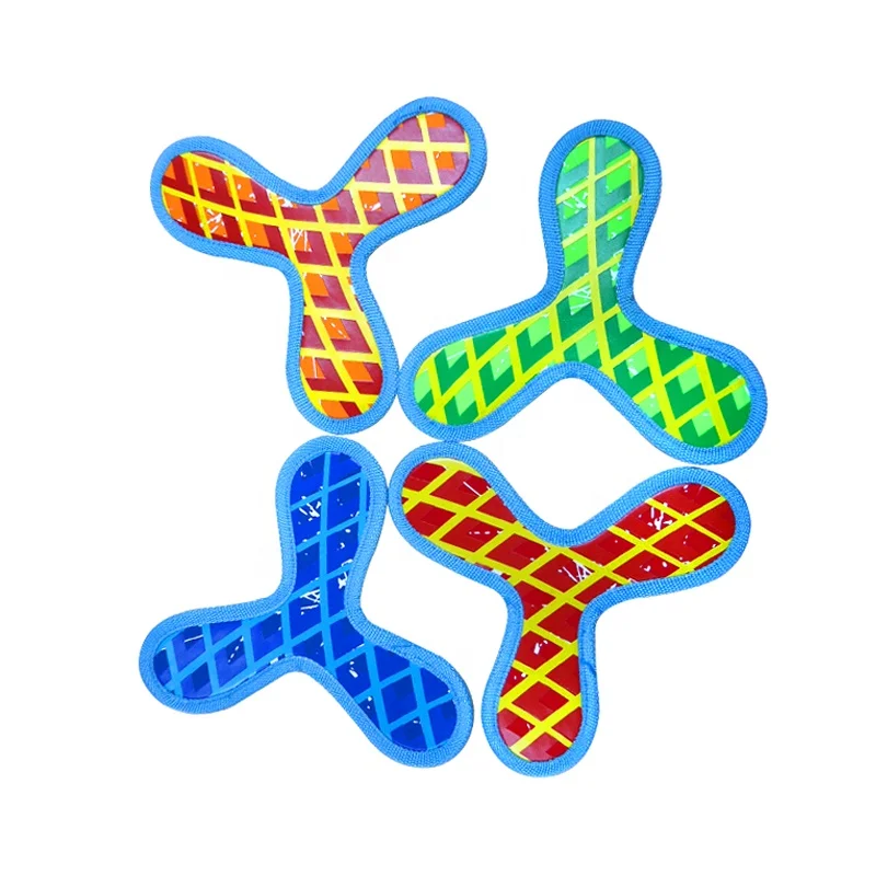 Colorful Fabric Foam Triangle Shape Boomerang Flying Outdoor Toys - Buy ...