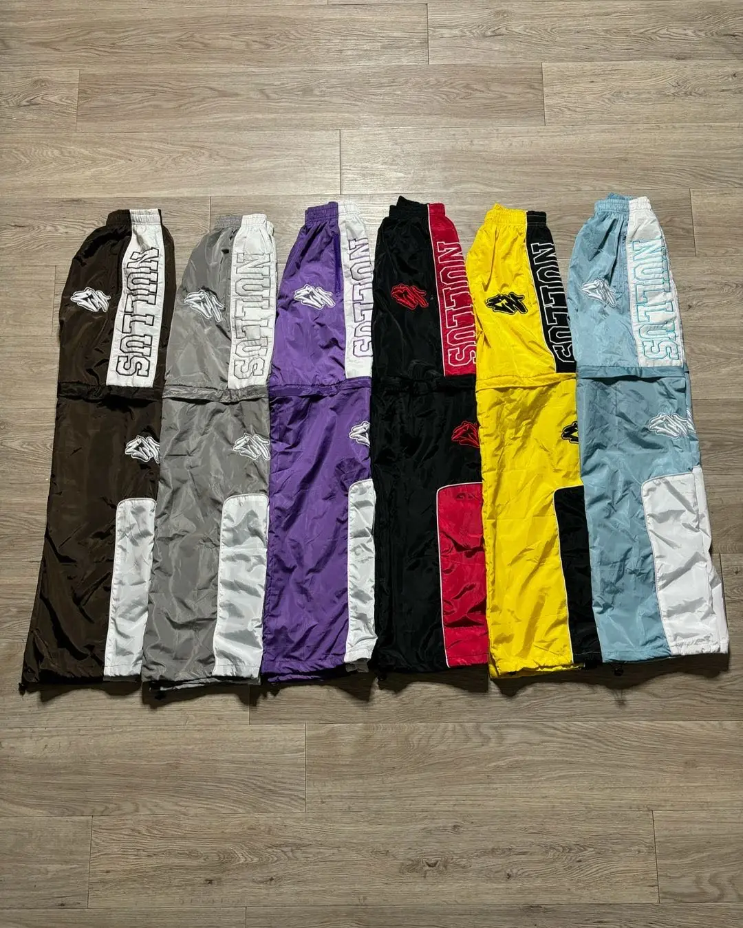 Custom Nylons Pants Turn Into Short Men Stacked Joggers Pants| Alibaba.com