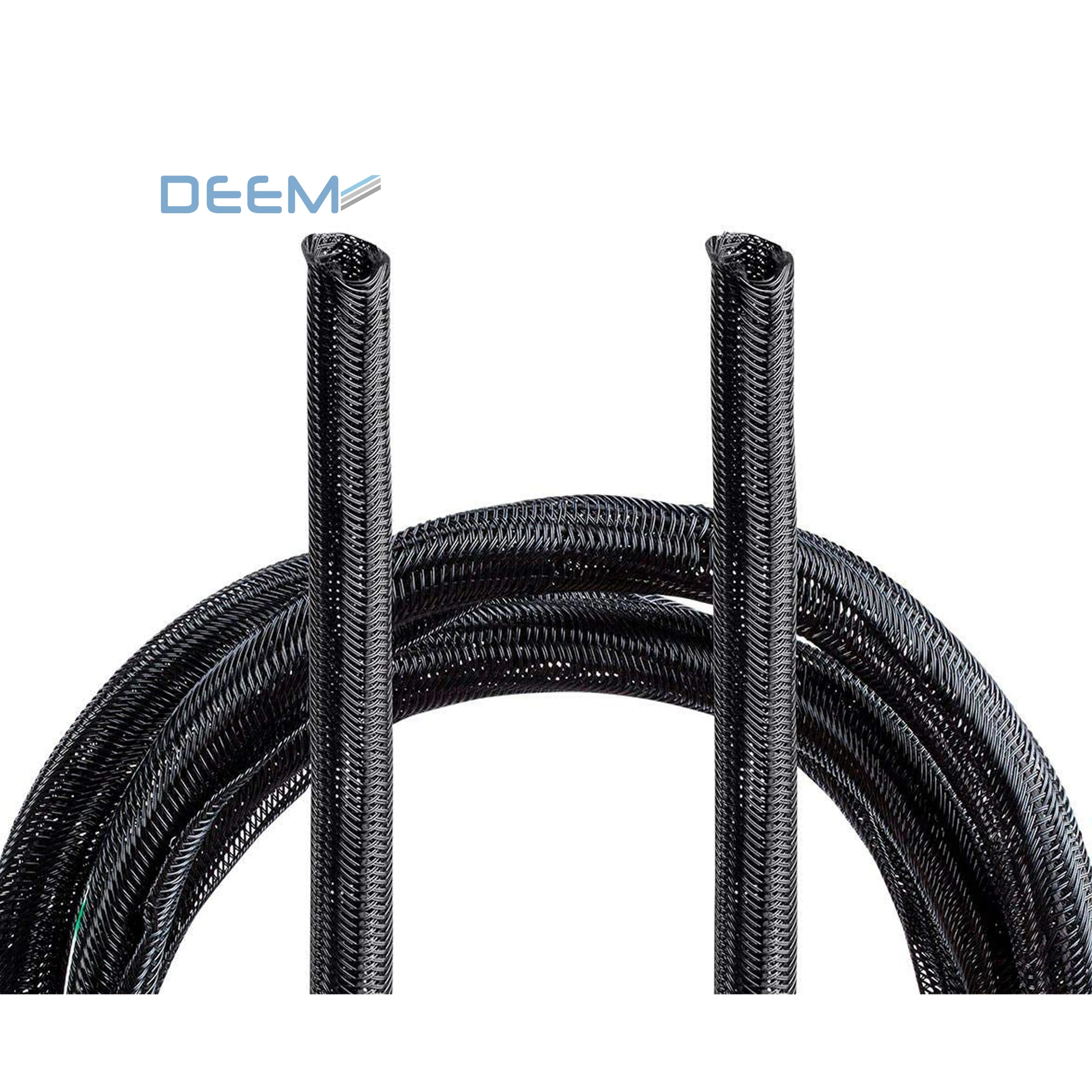 Deem Expandable Polyester Cable Sleeve Polyester Braided Abrasion ...