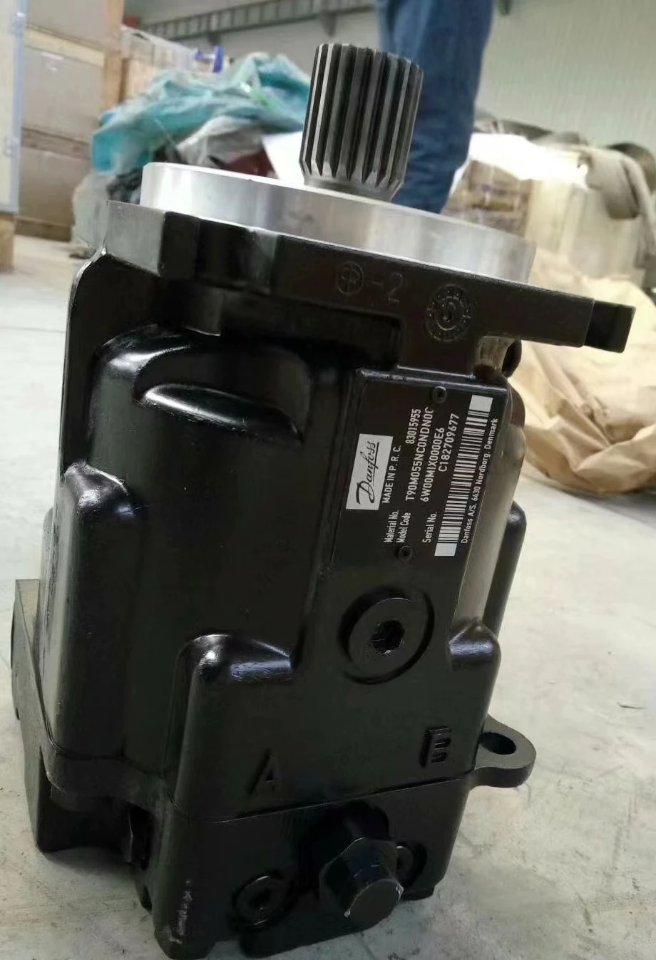 Hydraulic Motor T90m055 T90m075 T90m100 Concrete Mixer Truck Motor ...