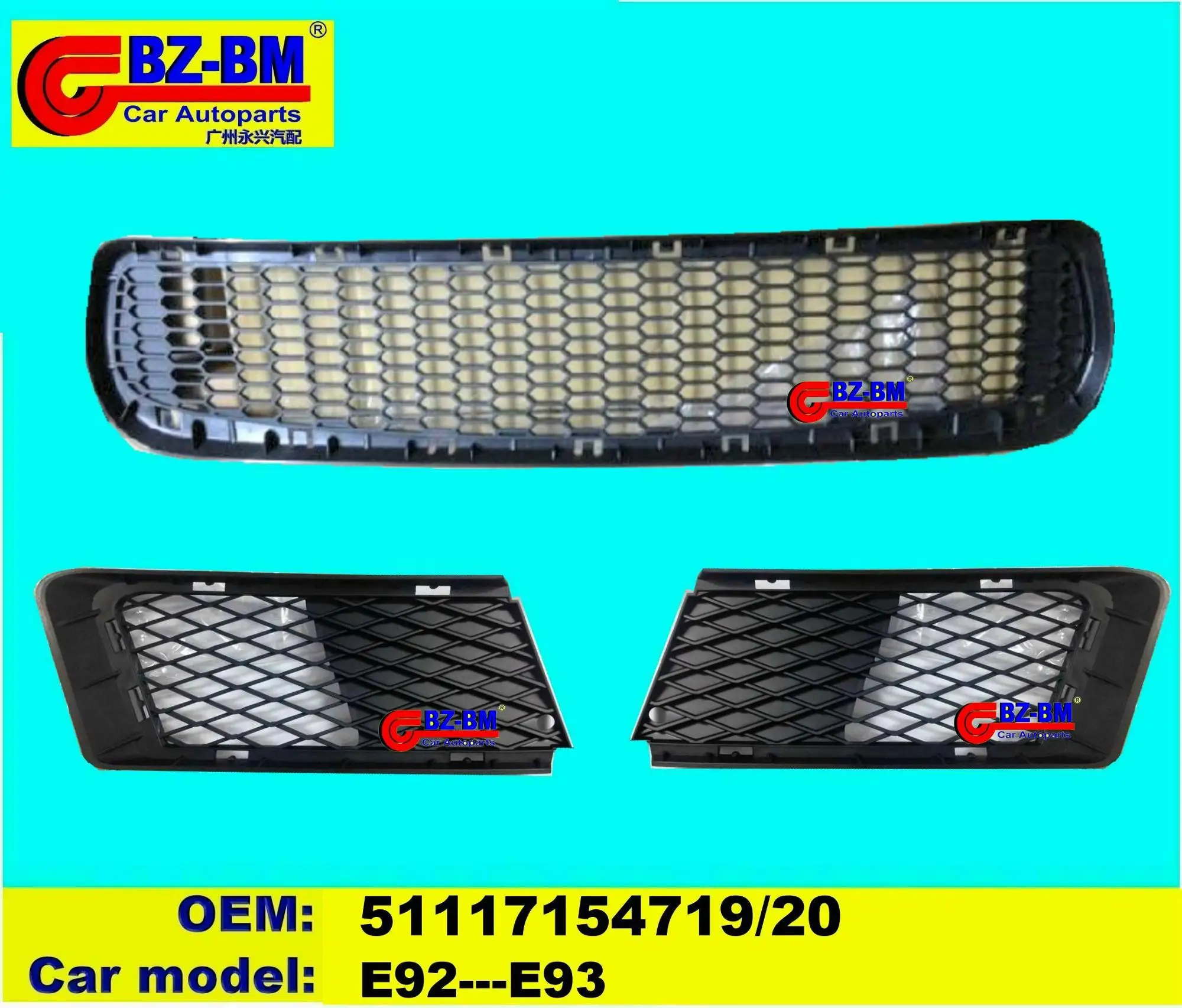 For Bmw Front Bumper Grill Cover Body Part G30 G38 M 51118068339/ ...