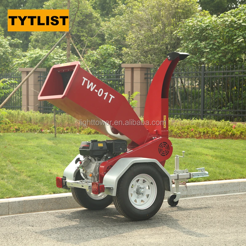 4 Inch Capacity Towable Wood Chipper With Gasoline Engine - Buy ...