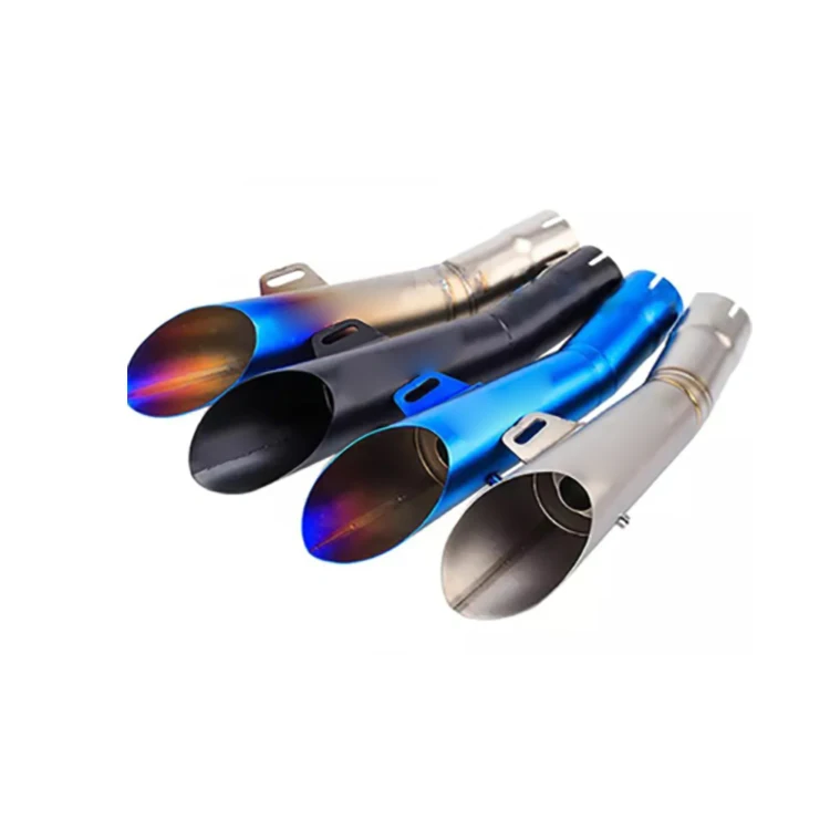 Colorful Stainless Steel Horn Cone Muffler Exhaust Pipe - Buy Moto ...