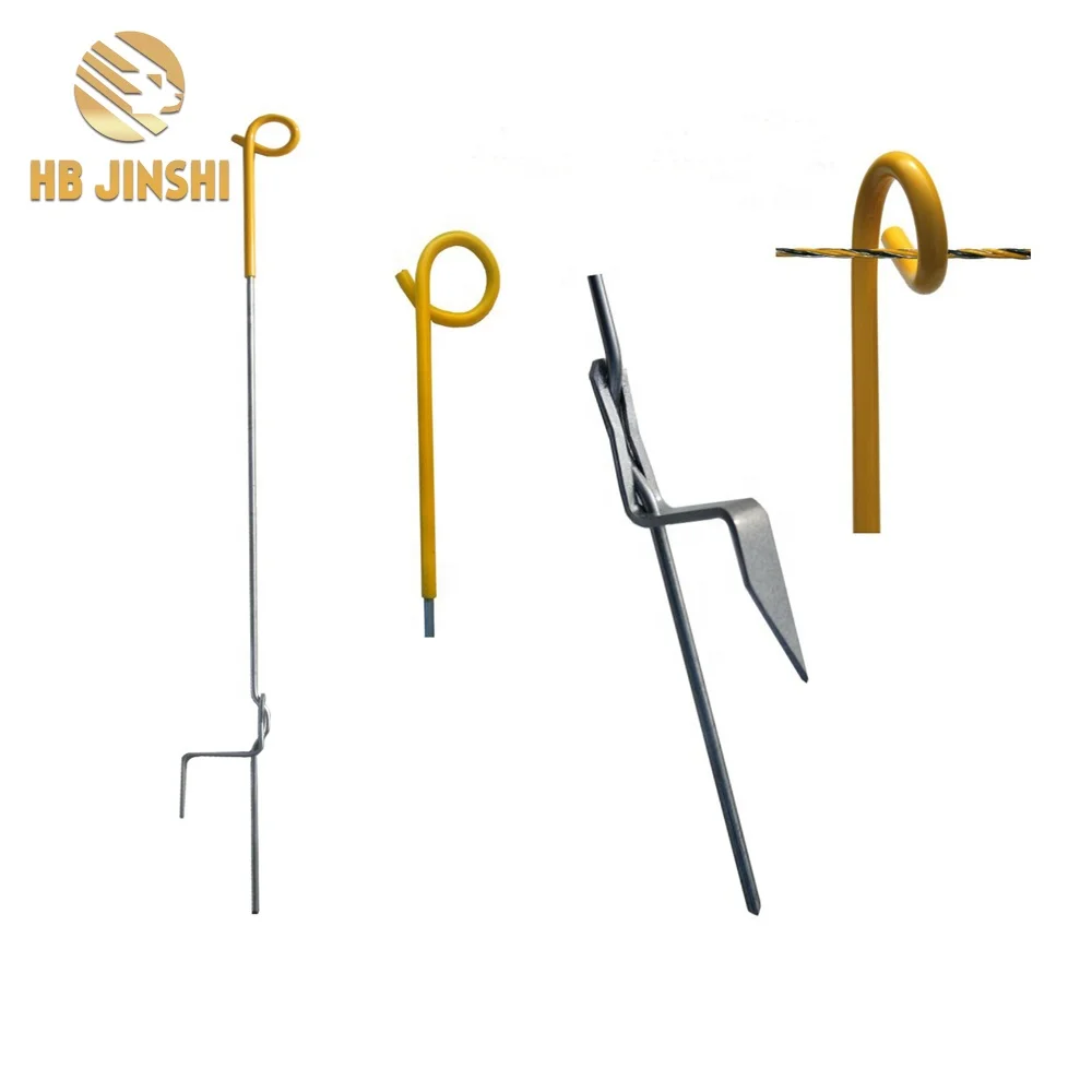 1M Farm Animal Tread-in Portable Electric Fence Pigtail Post