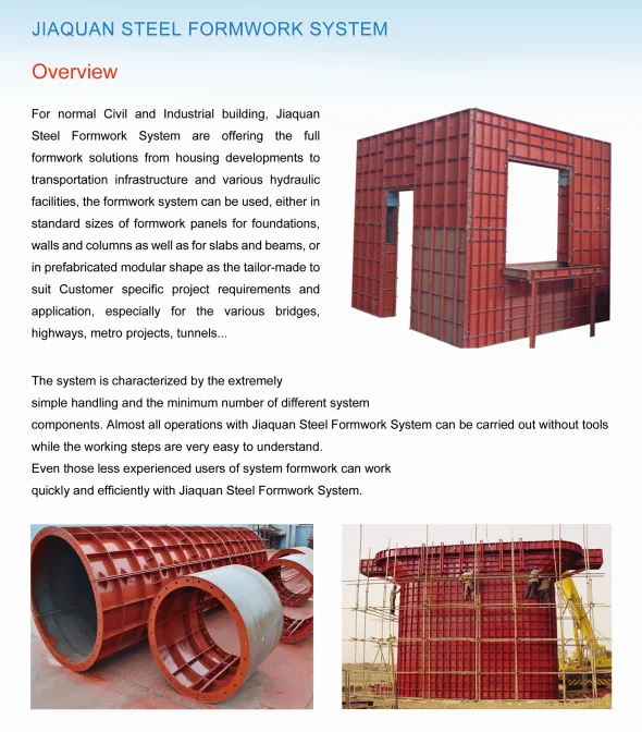 Round Column Formwork - Durable Steel Solutions for Piers