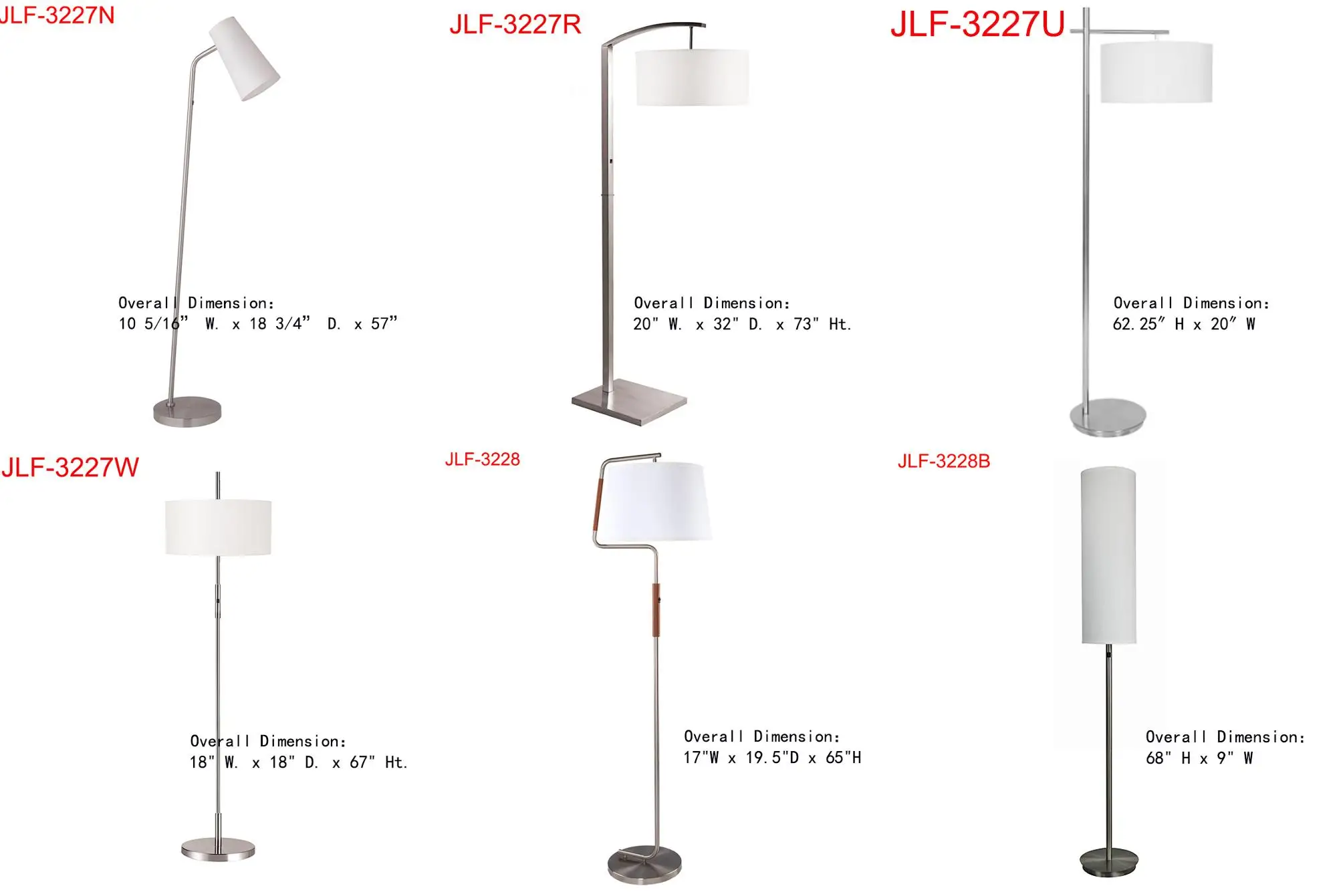 Contemporary Floor Lights Holiday Inn H4 Guest Room Nickel Metal Task ...