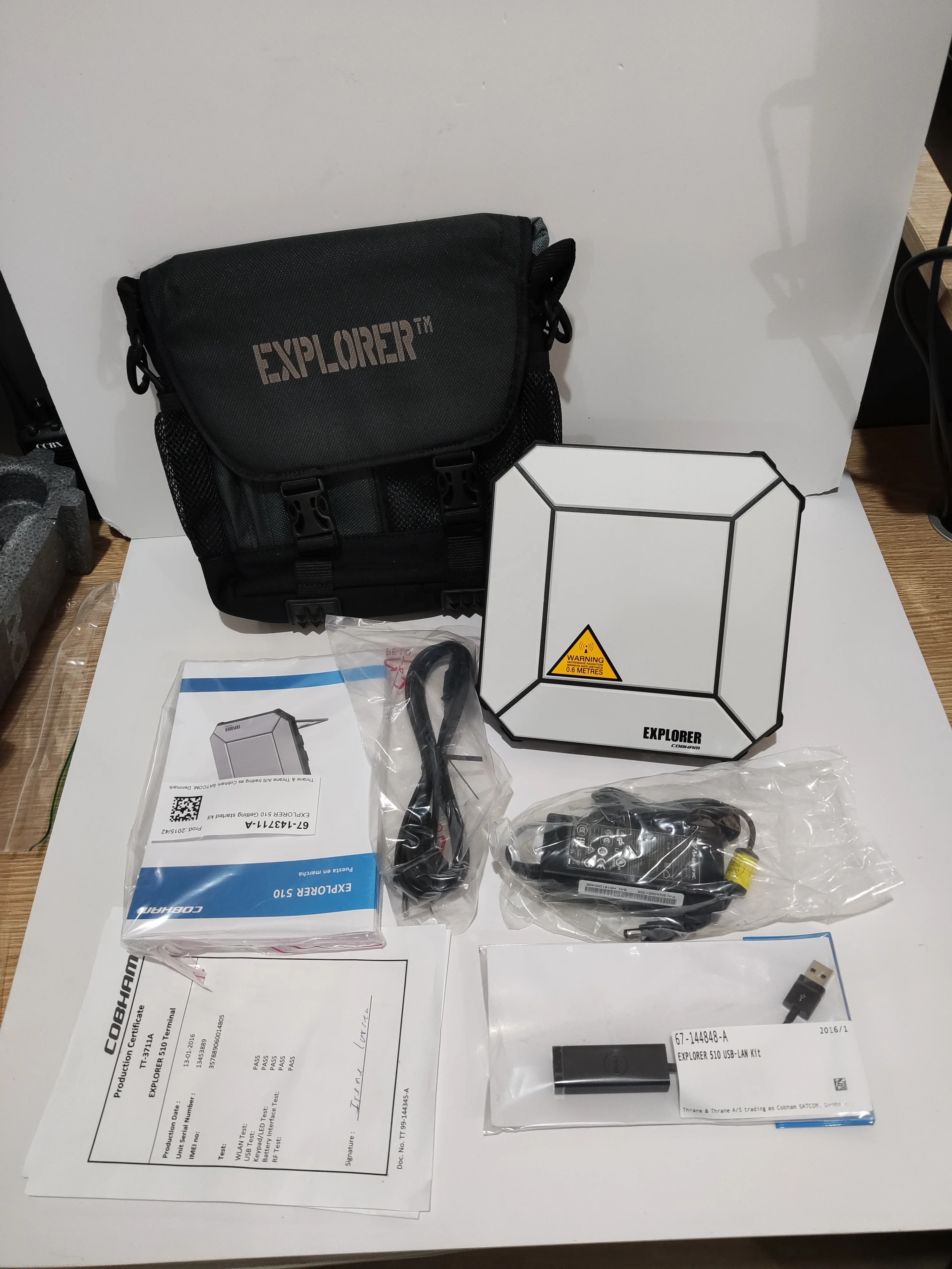 Inmarsat Cobham Explorer 510 BGAN Satellite Phone Durable Dustproof and Waterproof Terminal with ...