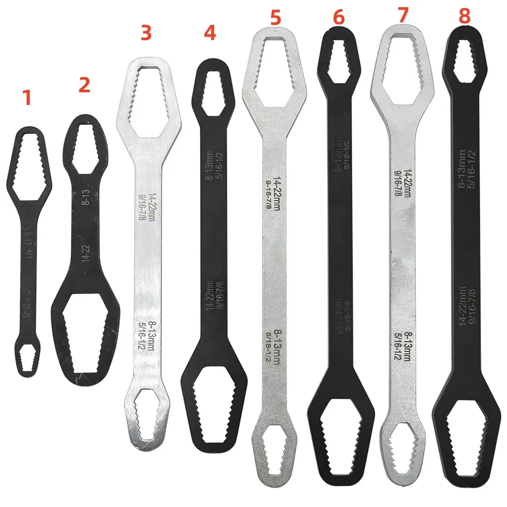 Multi Function Double End Box Wrench 8-22mm Hexagon Double End Solid ...