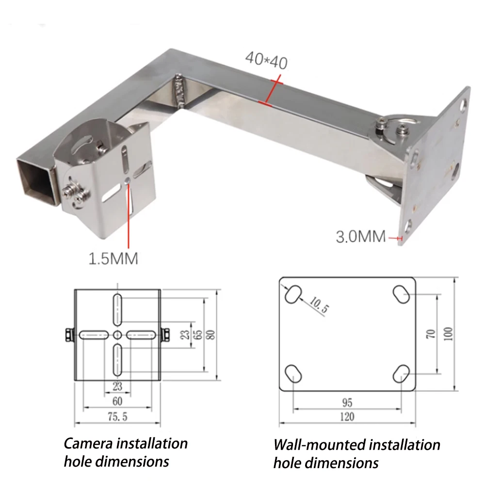 Cctv Camera Bracket Manufacturer Ceiling Mount Sloped Wall Mount Cctv Bracket For Tunnel Mine ...