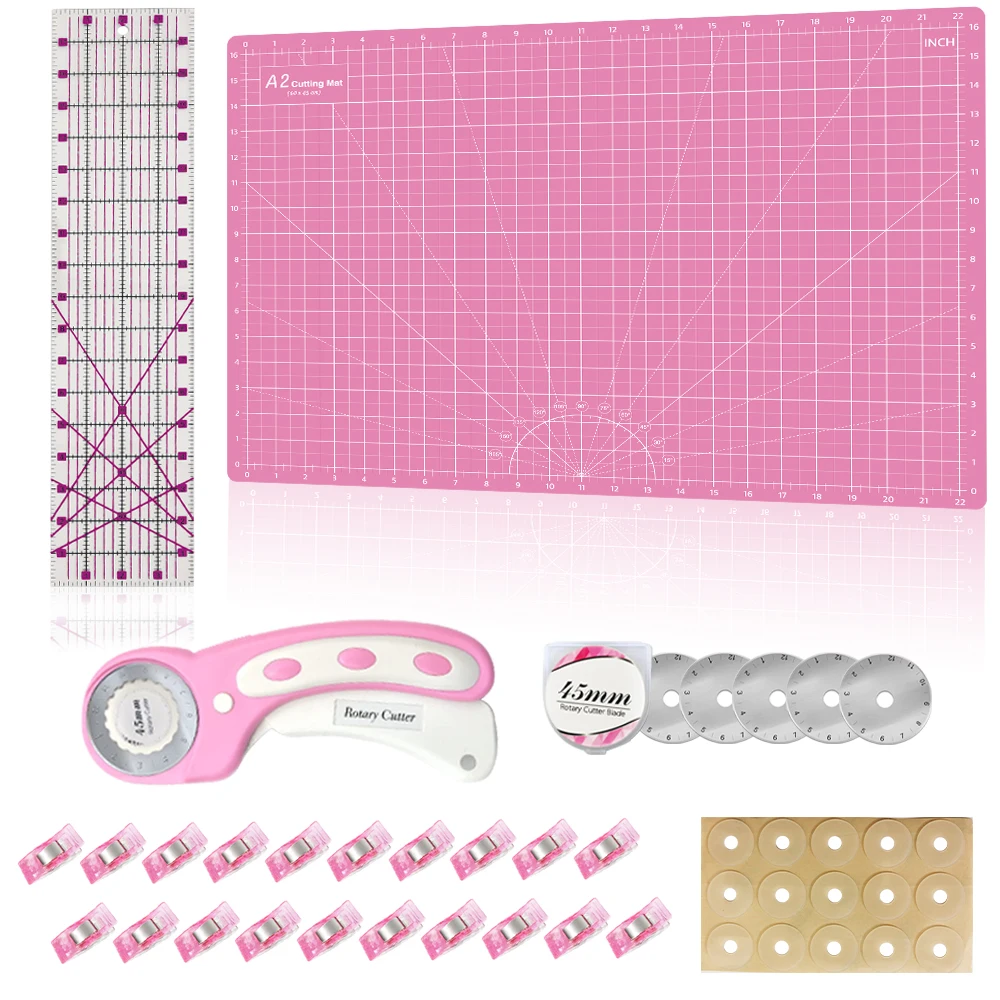 A2 Rotary Cutter Cutting Mat Set Including A2 Self Healing Mat 6"x12 ...