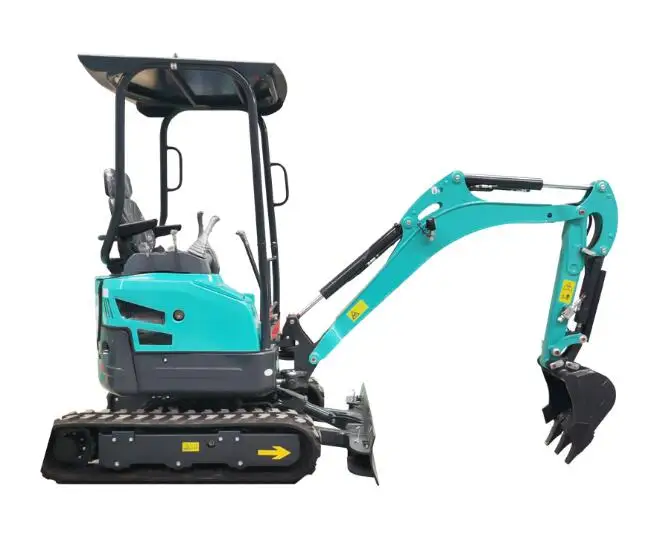 Free Shipping China New Blue Mini Excavator Mini Digger Excavator 1 Ton ...