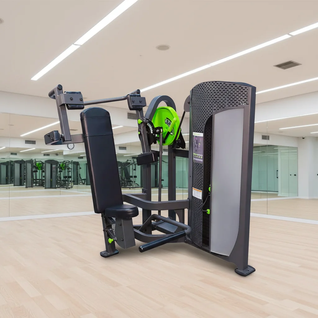 Body Building Fitness Equipment Super Selectorized Seated Lat Pullover ...