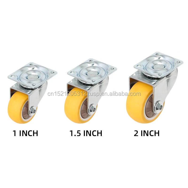 Universal Plastic Wheels Locking Furniture Caster Wheel With Brake For ...