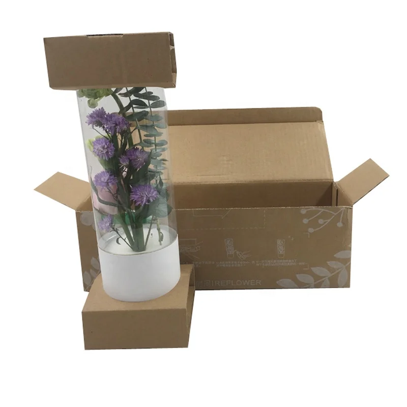 Folding Plants Seeds Packaging Corrugated Box For Flowers Shipping ...