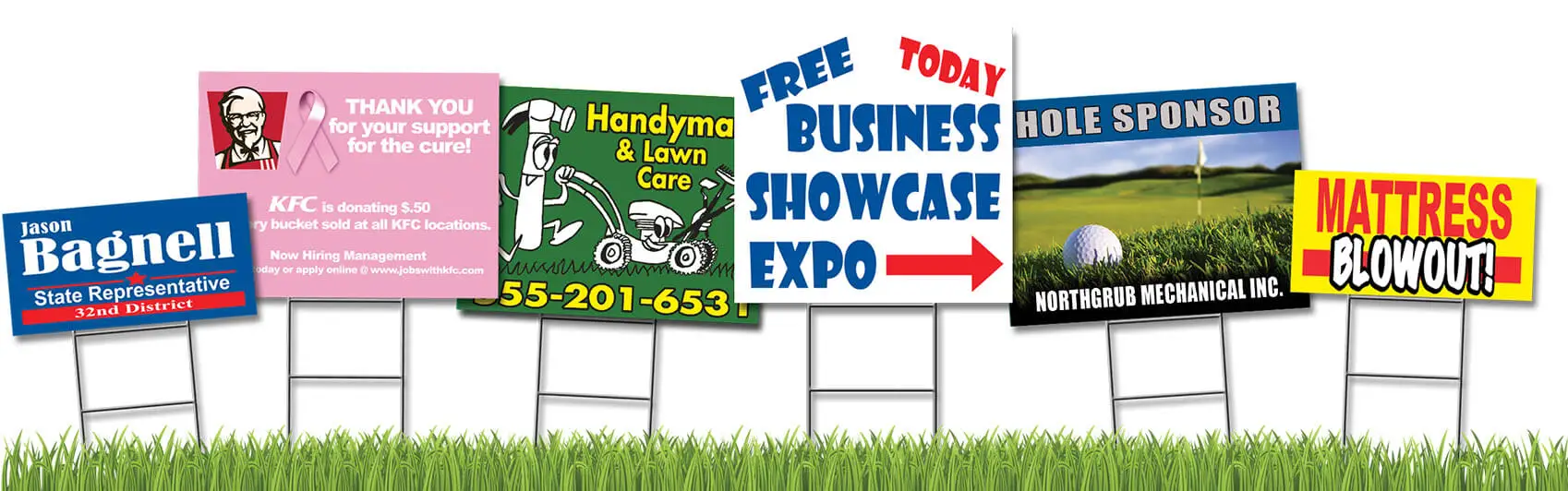 Durable Outdoor Signs - Perfect for Events & Parties