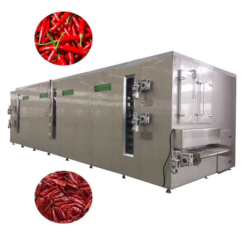 Fruit Pepper Drying Machine Mesh Belt Dryer Commercial Food Dehydrator ...