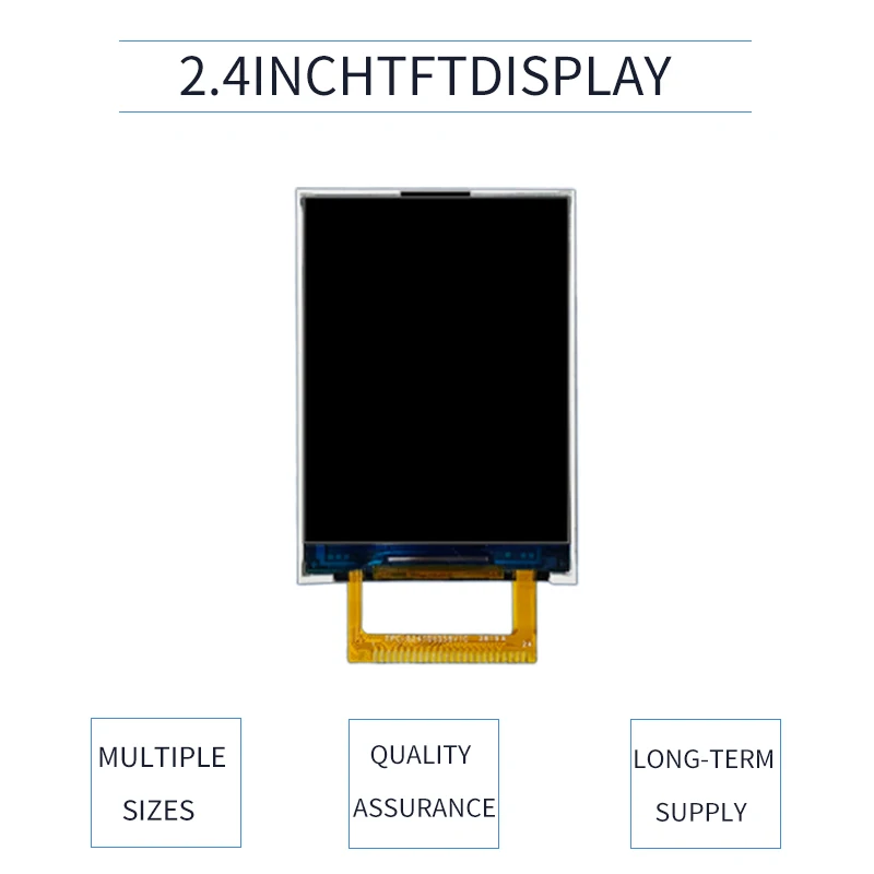 2.4 Inch Tft Industrial Display 230 * 320 Resolution Welding 24pin Driver Gc9306 New Color ...