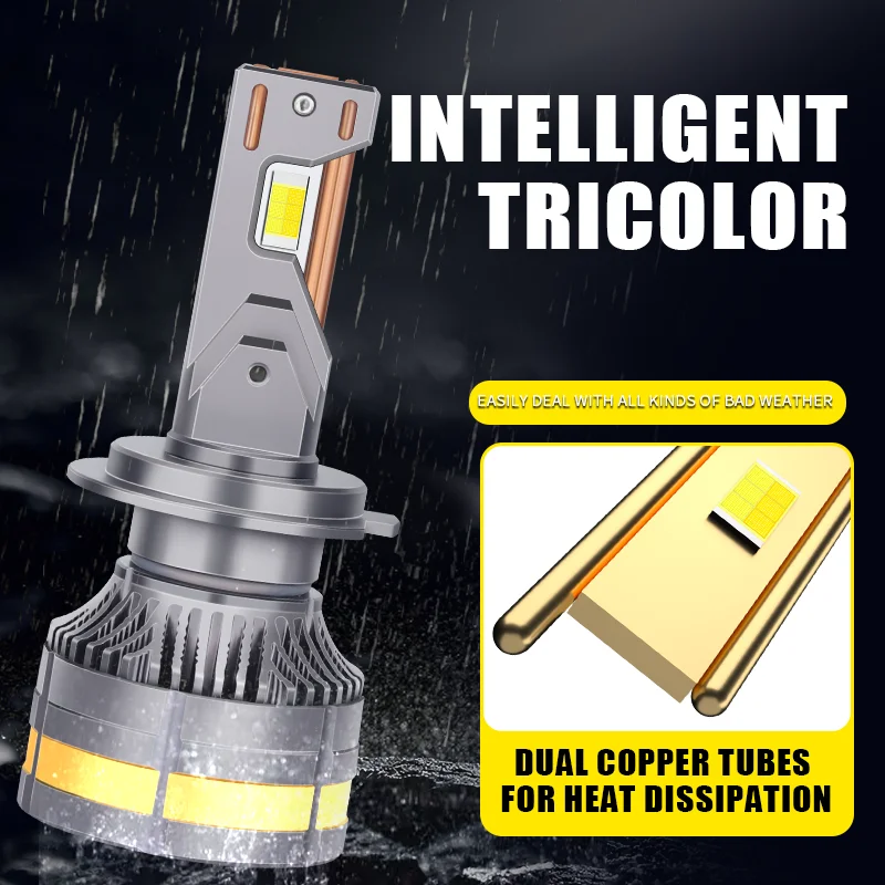 V85 Auto Led Light H4 70w 29800lm H7 H1 H3 Headlamps Bulb H11 9005 9006 ...