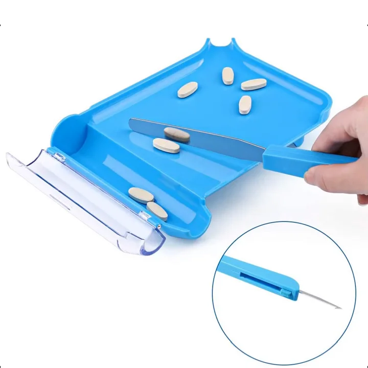 Pill Counting Tray With 2 Spatulas Opret Pill Counter For Pharmacy To ...