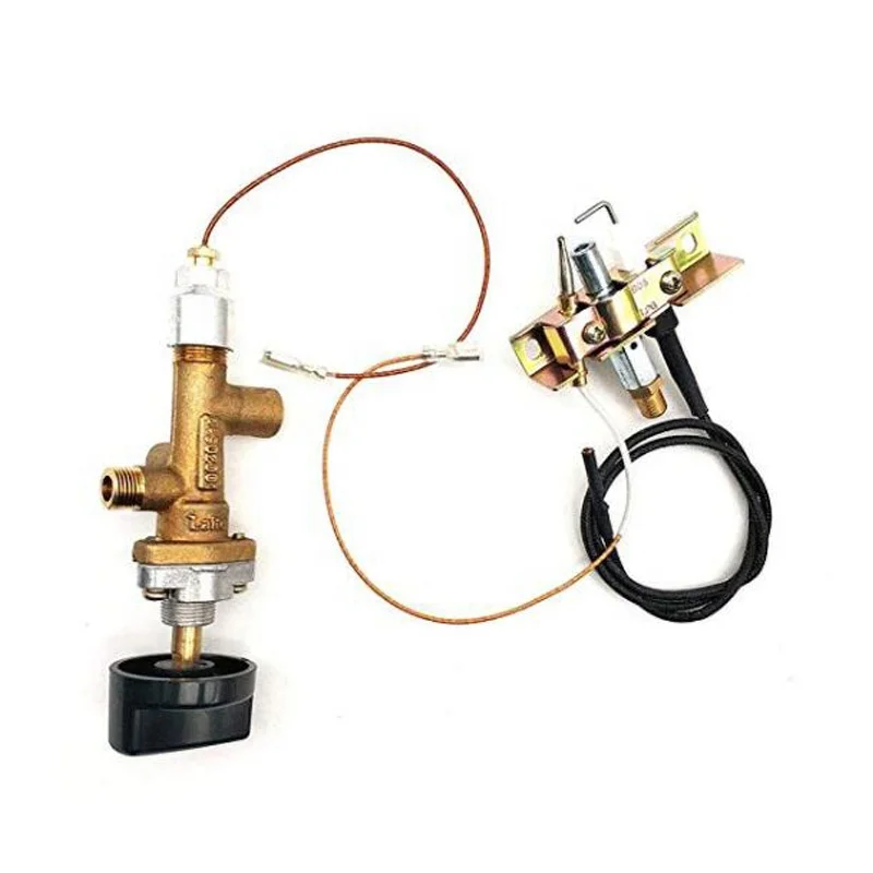 Lpg Pilot Burner Fire Pit Main Control Brass Safety Valve Fireplaces ...