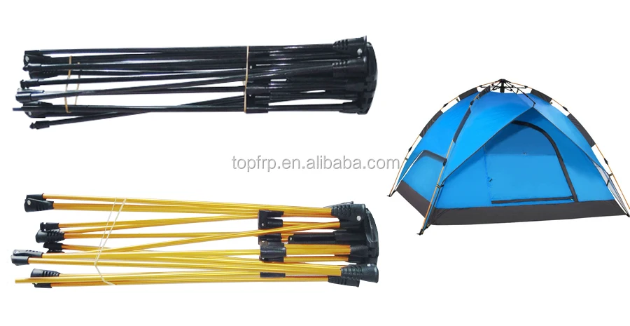 Spring Type Quick Open Automatic Tent Pole Support Frame