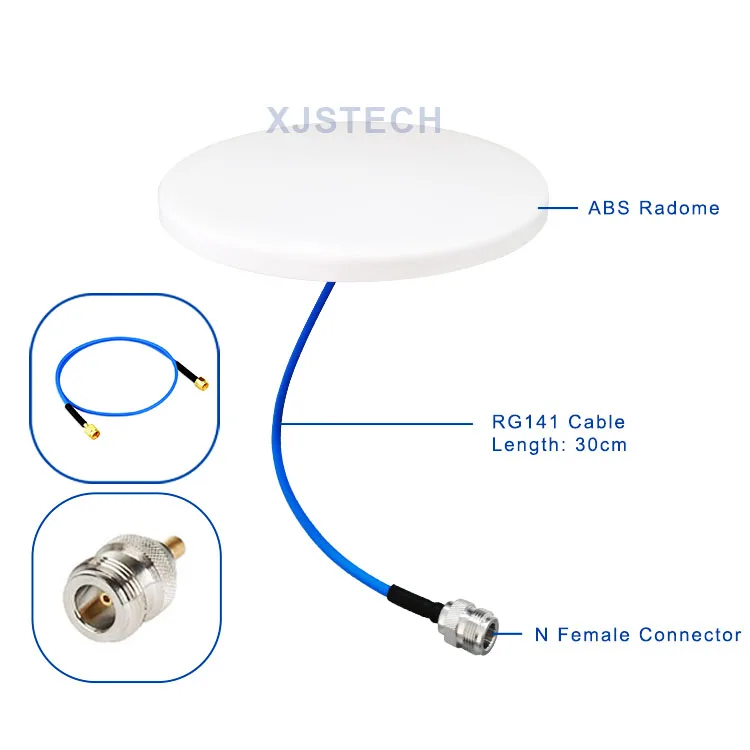 4x4 mimo 5G GSM Signal Ceiling Mount Ultrathin Brass Element indoor ...