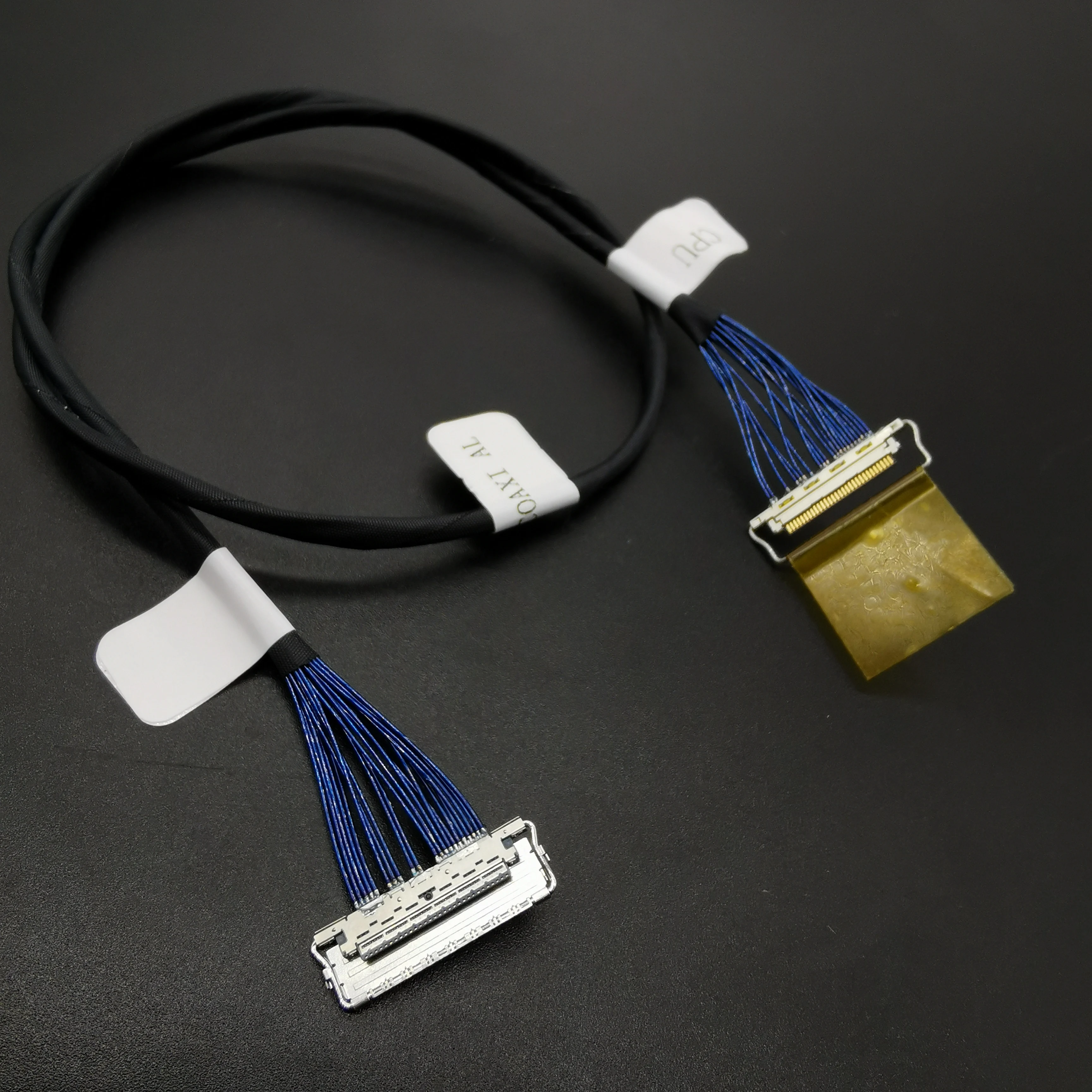 Aces 88441-40xx至连接器lcd侧ipex 20455-040e-12 0.5毫米lvds电缆，带ipex连接器 (20455 ...