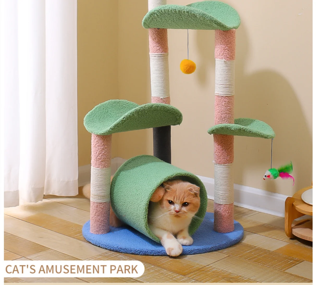 Cat Climbing Cat Tree All-in-one Tian Zhu Platform Cat Toys - Buy Cat ...