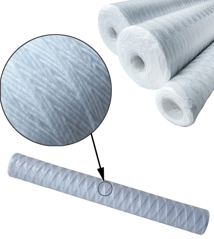 20 Inch Water Filter Pp Cotton Filter 5micron /1 Micron For Water ...