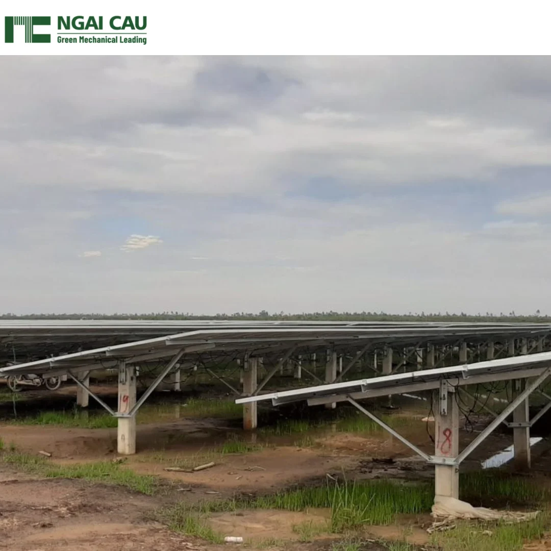 Clad Zinc Steel Flat Roof Triangular Supporting Frame Solar Panel for ...