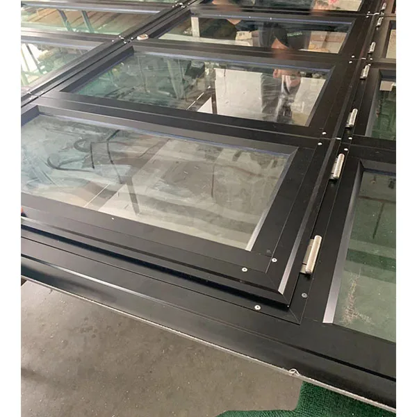 Aluminum Glass Garage Door See Through Overhead Sectional Garage ...