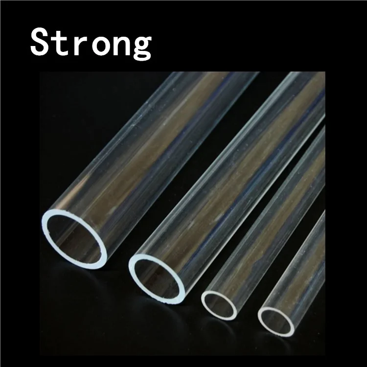 Transparent Plastic Tube Customized Diameter Clear Pc Pmma Pipe - Buy ...