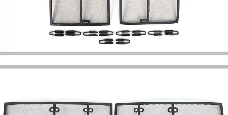 Car Accessories Stainless Car Front Insert Mesh Grille Insect Nets Car ...