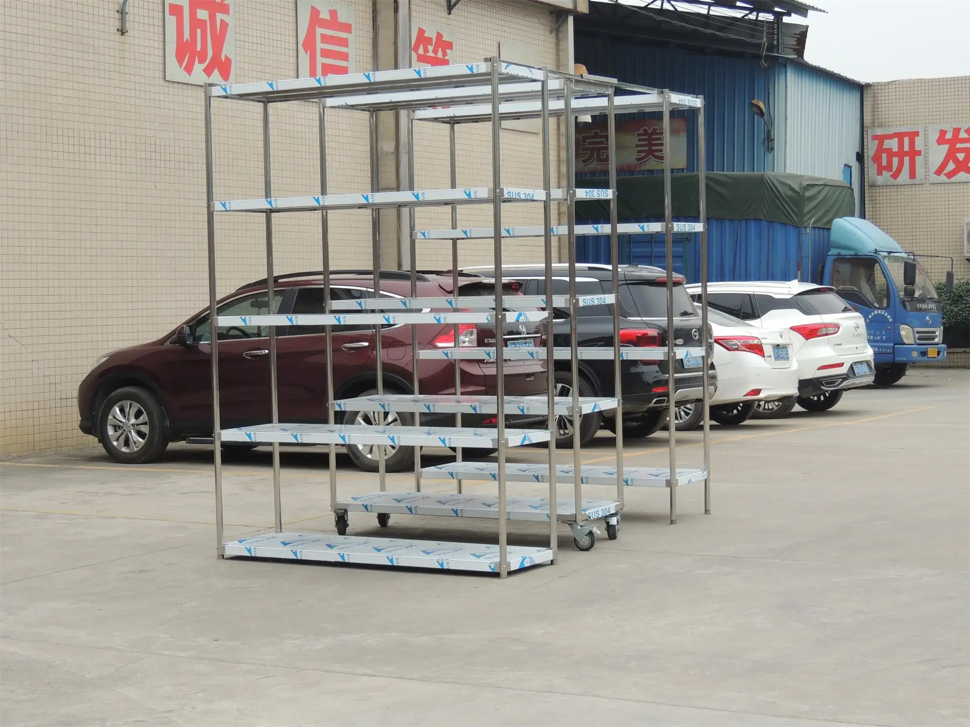 Stainless Steel Commercial Kitchen Rack Storage Shelf