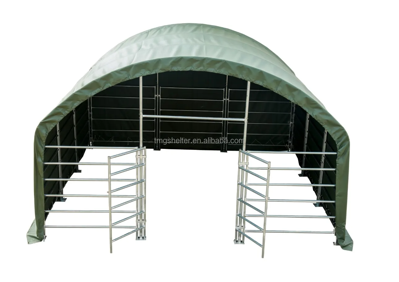 Portable Farm Livestock Cattle Awning Canopy Pvc Tent - Buy Canopy ...