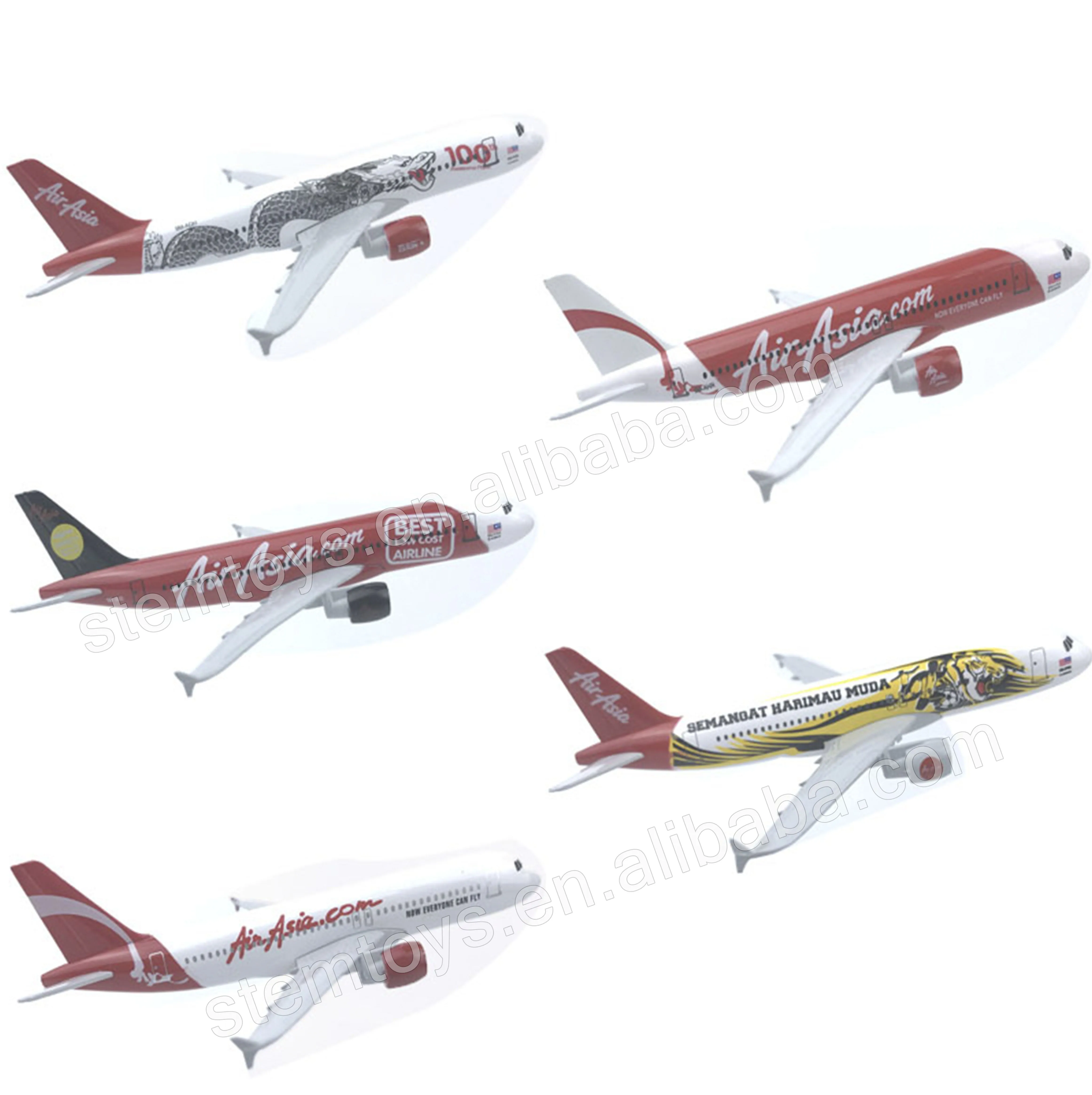 Airasia A320 Malaysia Series Metal Plane Models - Collectible Travel Gifts