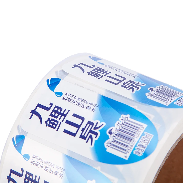 Custom Adhesive Printing Clear Transparent Label Logo Vinyl Sticker ...