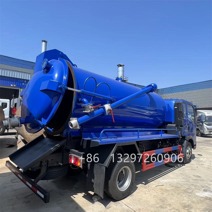 High Quality Factory Fecal Septic Tank Truck Sewage Suction Tank Truck ...