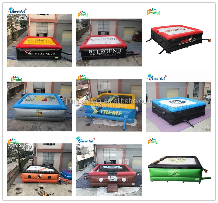 1.8m Height Inflatable BMX/MTB Mountain Bike Ramp Airbag Landing ...