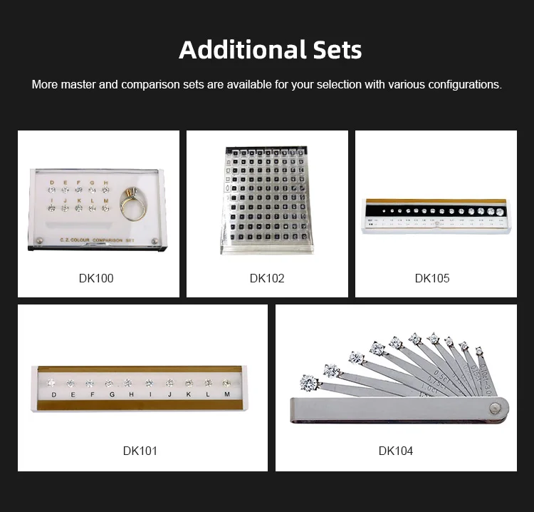 Diamond Master Set - Different Sizes & Shapes of Stones