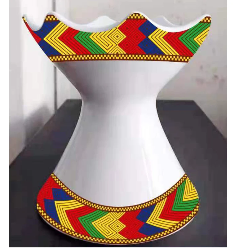 Traditional Ethiopian Eritrean Saba Tilet Porcelain Machesha Ceramic ...