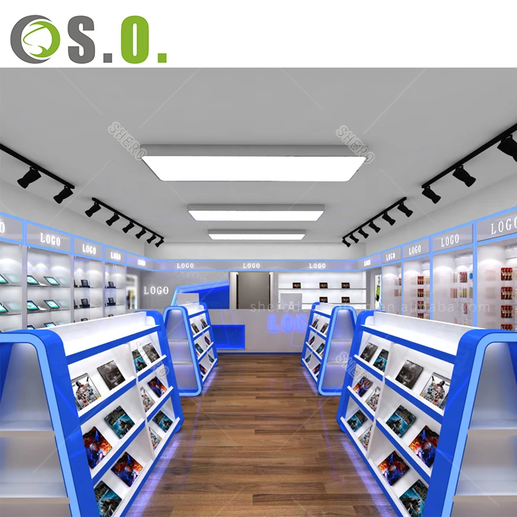 Luxurious Mobile Phone Shop Decoration - Custom Interior Design for ...