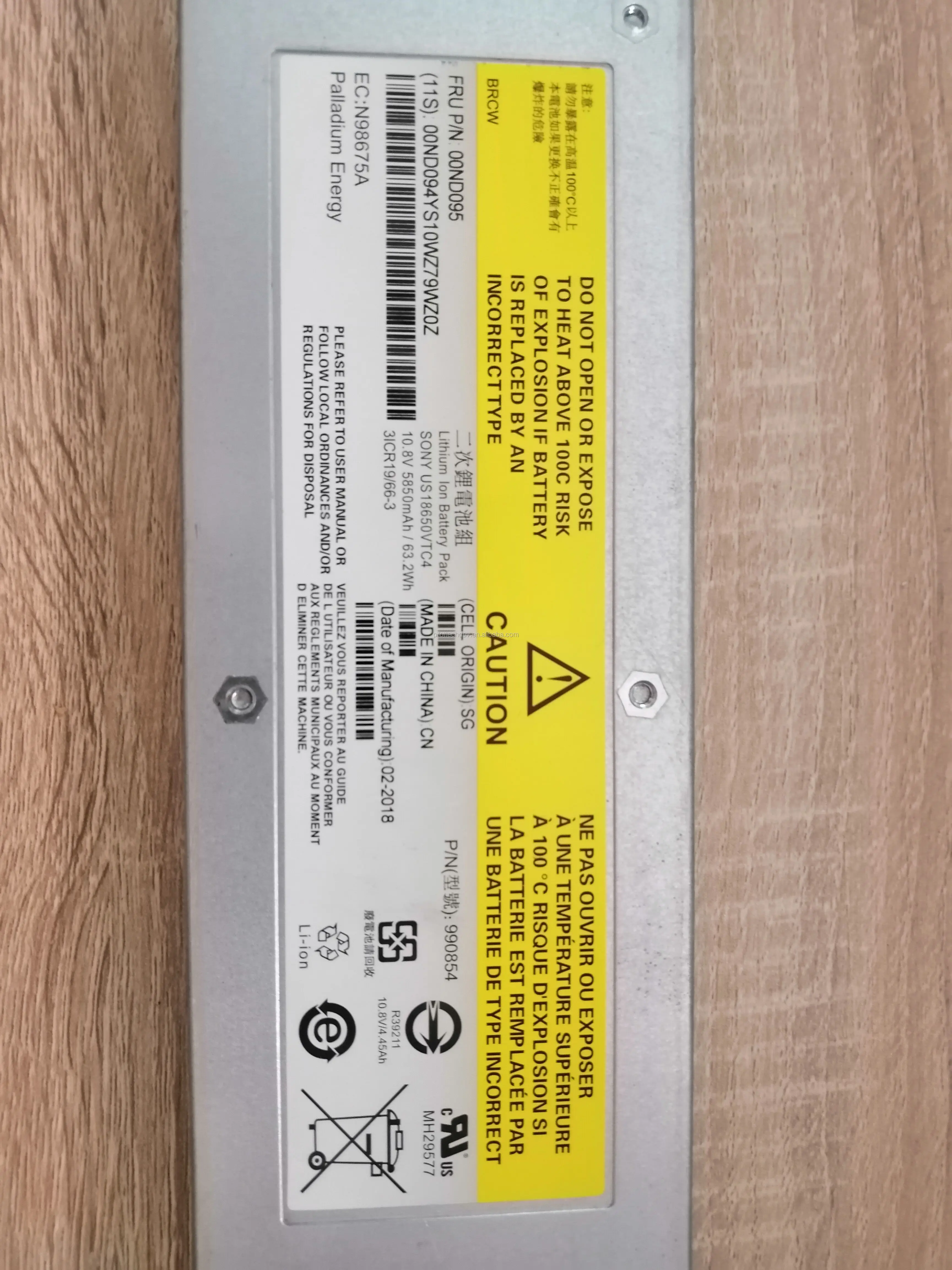 00ND095 00ND094 00DH517 02CL197 02CL030 Flash System 840/900 Battery ...