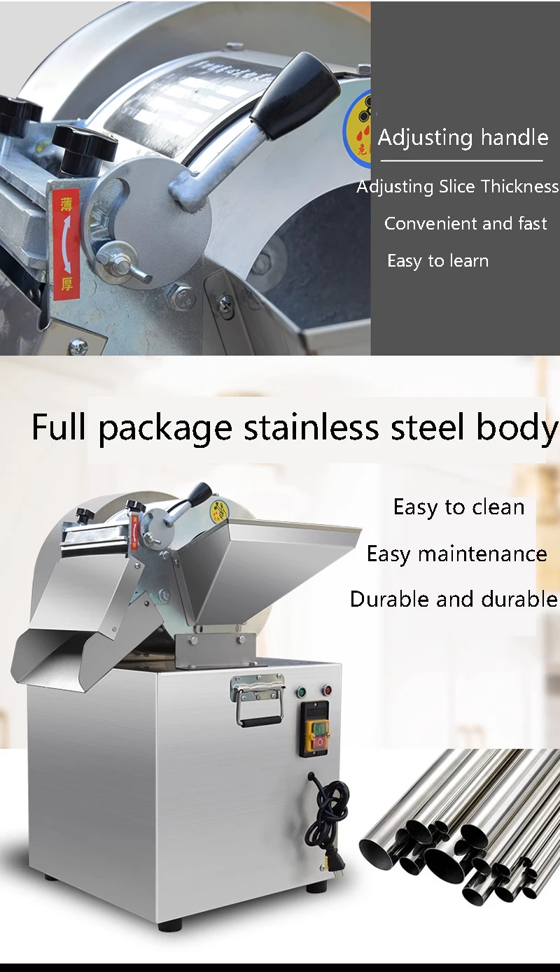 Dicing Machine Adjustable Thickness Automatic Parsley Vegetable Cutting ...