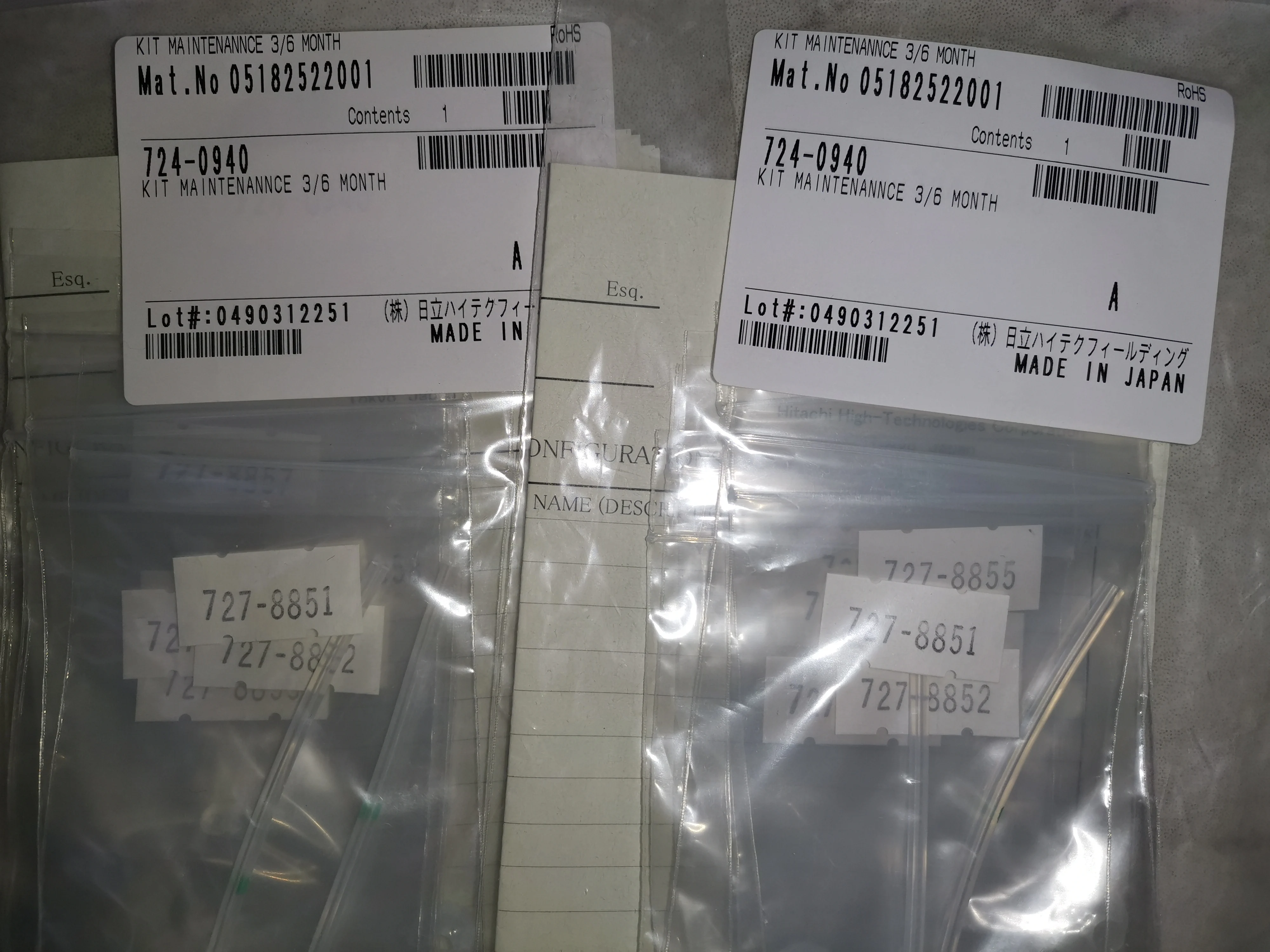 Maintenance Kit for Roche E411 C501 C311 E601 - 3 Years Warranty