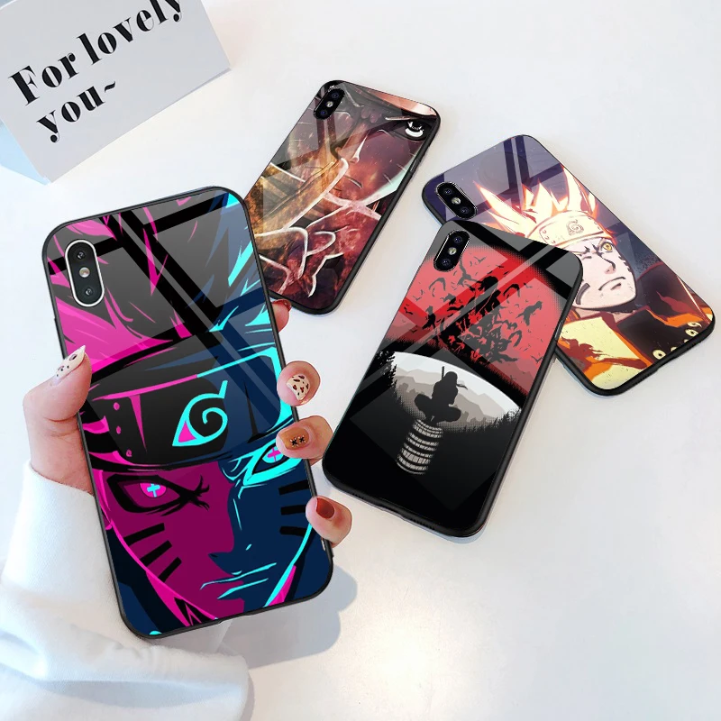 Custom Print Anime Naruto Phone Case For Iphone 12 11 Pro Xr Xs Max ...