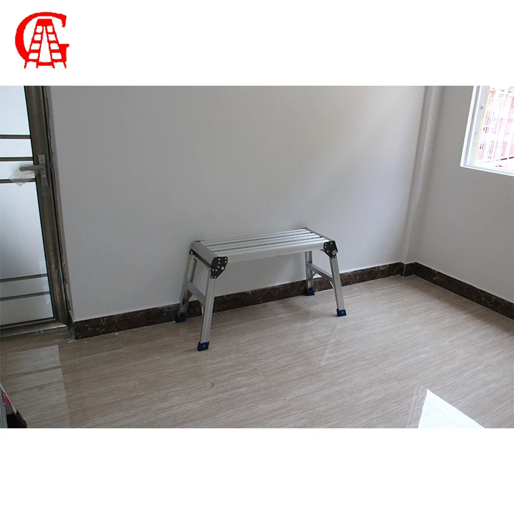 Big Folding Two Step Hop up Adjustable Aluminium Platform